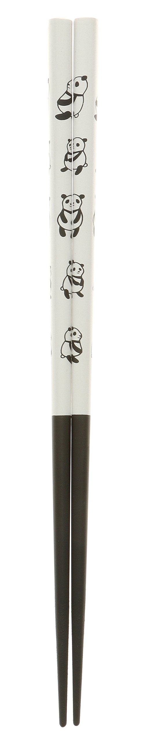 123kotobukijapanstore Kotobuki Translucent Chopsticks with Blk/Wht Panda Poses