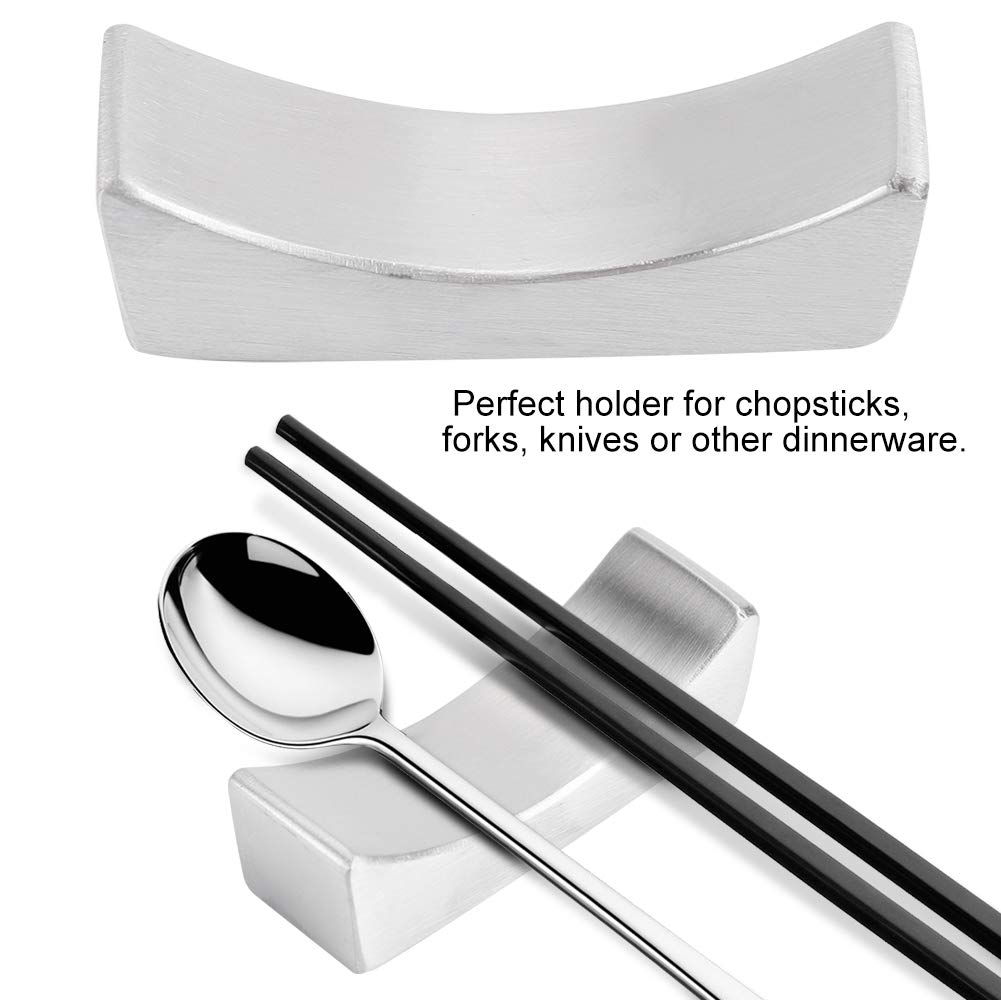 304 Stainless Steel Chopsticks Rests Holders, Chopsticks Rest Knife Rest Chopstick Holder, Easy to Clean for Chopsticks, Forks, Knives