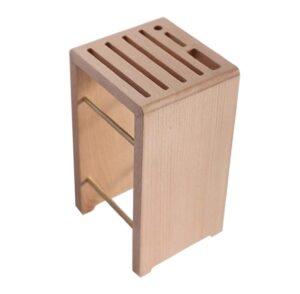 kitchen knife holder knife block multifunctional knife holder kitchen wood knife rack tool knife block stand kitchen accessories knife holder for counter ( color : onecolor , size : 13*12*23cm )