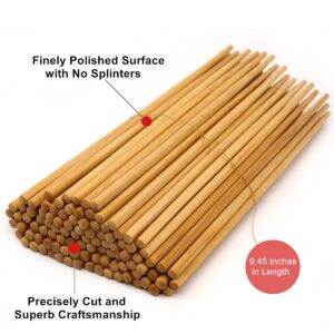 Bamber 50 Pairs Reusable Bamboo Chopsticks Chopstick Set