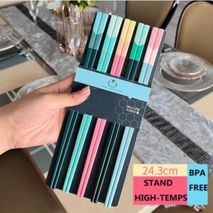 Fejapa 5 Pairs Reusable Chopstick Helpers Training Chop sticks Adult Senior Elderly Practice Chopsticks for Beginners Right Left Handed Chinese Learning Chopstick Dishwasher Safe Chop stick Trainer