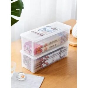 JapanBargain 1962, Japanese Chopsticks Storage Container Box Holds 100 Pair Disposable Chopsticks, Made in Japan