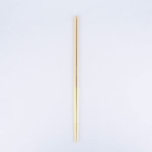 Ogishi Tadashi Shouten Cooking Chopsticks Long Bamboo Wood Saibashi 13 Inches Made in Japan (Beige)