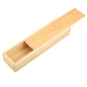 chopsticks storage box, portable reusable eco friendly wooden chopsticks fork spoon storage holder case box