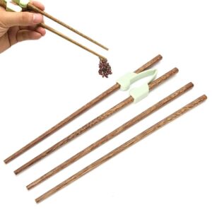 Anti Slip Chopsticks, Elderly Eating Aids Flexible Chopsticks Reusable Dining Clothing Protectors Learning Chopsticks For Children Disabled