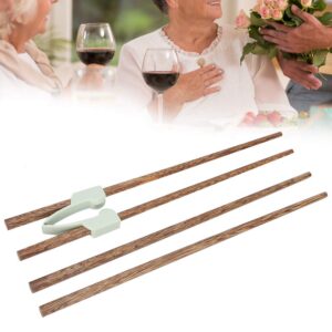 Anti Slip Chopsticks, Elderly Eating Aids Flexible Chopsticks Reusable Dining Clothing Protectors Learning Chopsticks For Children Disabled