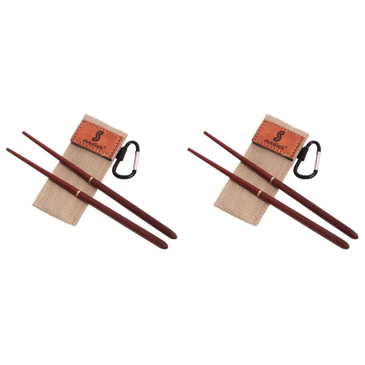 CLISPEED 2 Pairs Folding Office& Home Outdoor for Gift Chopsticks Sticks Retractable Camping Wooden Collapsible Chop Bag Wood Chopstick Korean Foldable Pouch Natural Carrying Reusable with