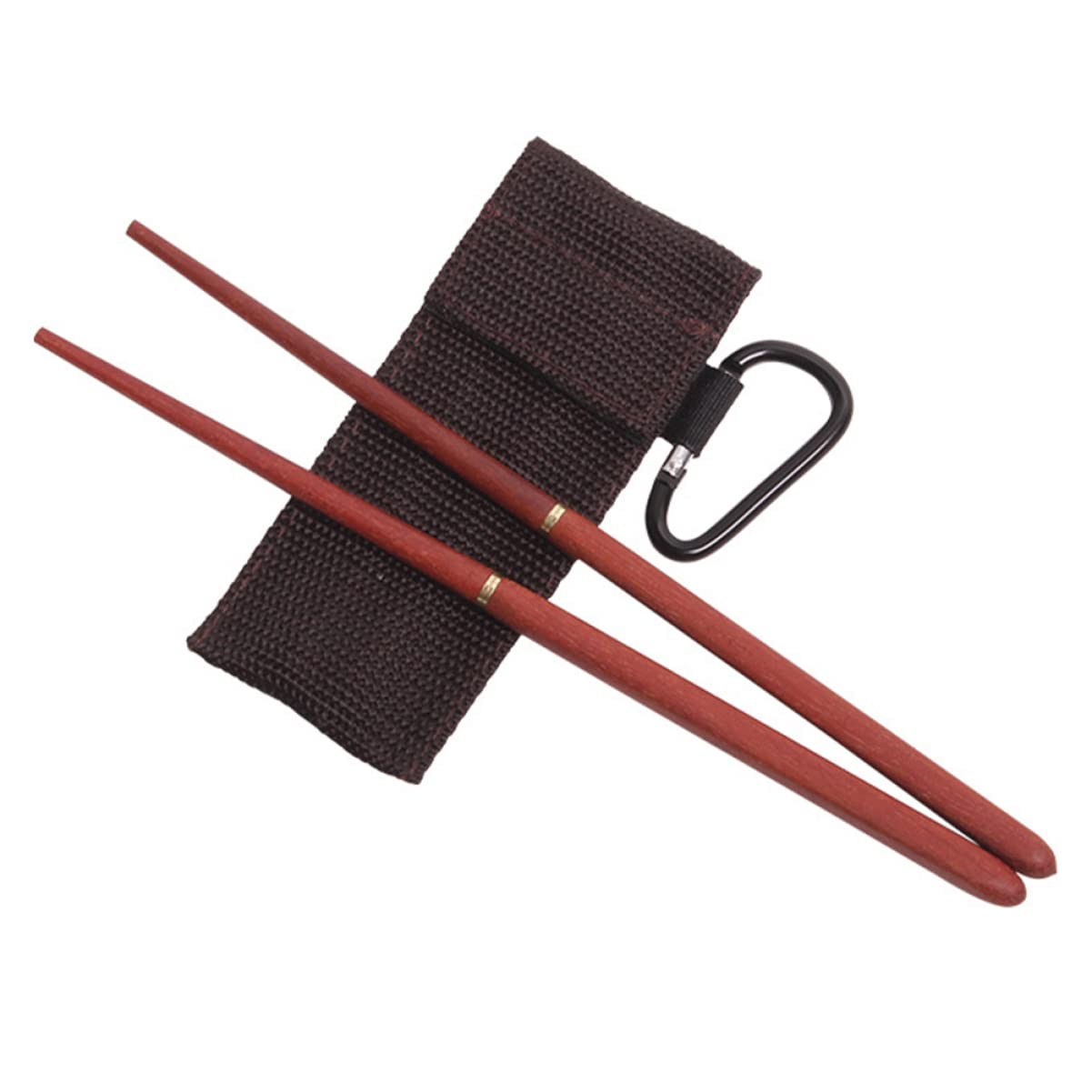 CLISPEED 2 Pairs Folding Office& Home Outdoor for Gift Chopsticks Sticks Retractable Camping Wooden Collapsible Chop Bag Wood Chopstick Korean Foldable Pouch Natural Carrying Reusable with