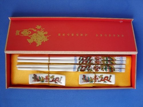 Chinese Dragon Porcelain Chopsticks