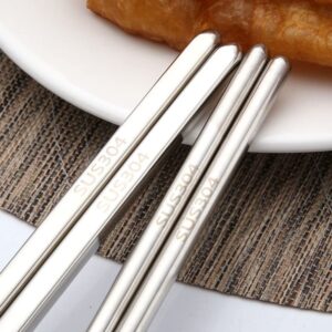 2 Pairs Hot Pot Fried Chopsticks Chopstick for Hot Pot Frying Chopsticks Food Serving Kid Chopsticks Anti-slip Chopsticks Long Noodle Chopsticks Hot Pot Chopsticks Stainless Steel