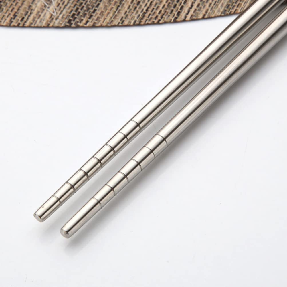 2 Pairs Hot Pot Fried Chopsticks Chopstick for Hot Pot Frying Chopsticks Food Serving Kid Chopsticks Anti-slip Chopsticks Long Noodle Chopsticks Hot Pot Chopsticks Stainless Steel