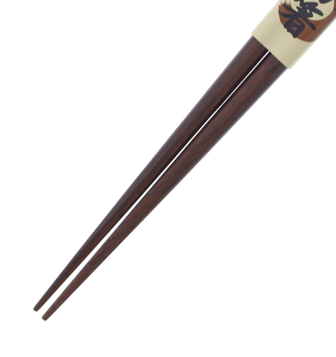 Ishida Chopsticks, Made in Japan, For Men, Thick, Random Carved, 1.5 inches (23.5 cm), Wooden (Natural Wood), Lacquer, Corner Point, 9.3 inches (23.5 cm)