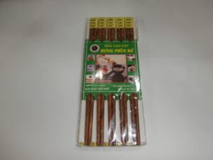 hung phuc sg set of 10 pairs high quality vietnamese coconut wood chopsticks