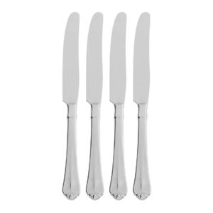 oneida juilliard fine flatware dinner knives, 0.65 lb, metallic