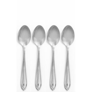 hampton forge ginger 4 pc tea spoons, 0.25 lb, metallic