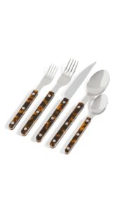 sabre women's bistrot brilliant 5 piece set, tortoise, brown, 5 piece