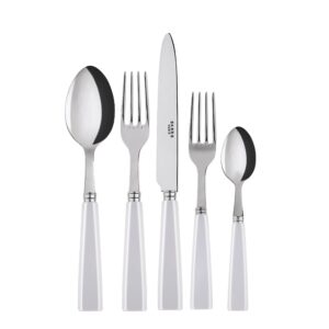 Sabre Natura 5-Piece Flatware Set White