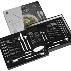 WMF Vision Cromargan Protect Cutlery Set for 12 People, 49 x 39 x 10 cm, Silver, 66 Pack