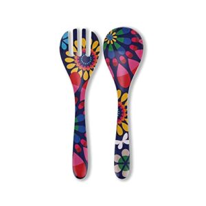 french bull salad server 2 piece set - melamine dinnerware - 13" - outdoor, party, utensils - festival