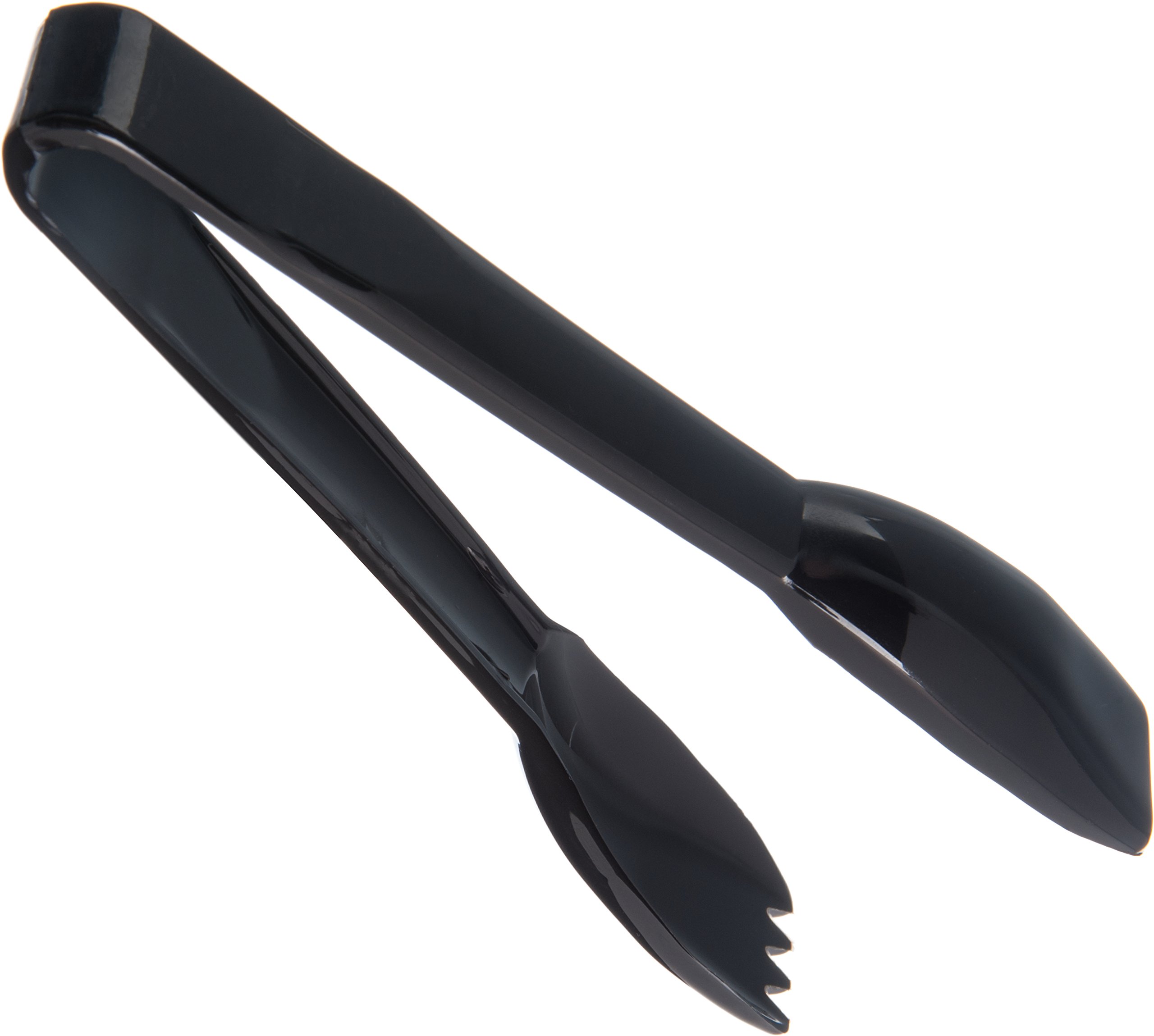 Carlisle FoodService Products 460603 Carly Salad Tong, 6" Salad Tong, Black, 3 Pack