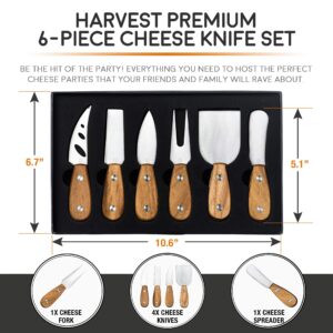 ICOSA Living LUNAR 6-Piece Stainless Steel + HARVEST 6-Piece Teak Wood Variety Bundle