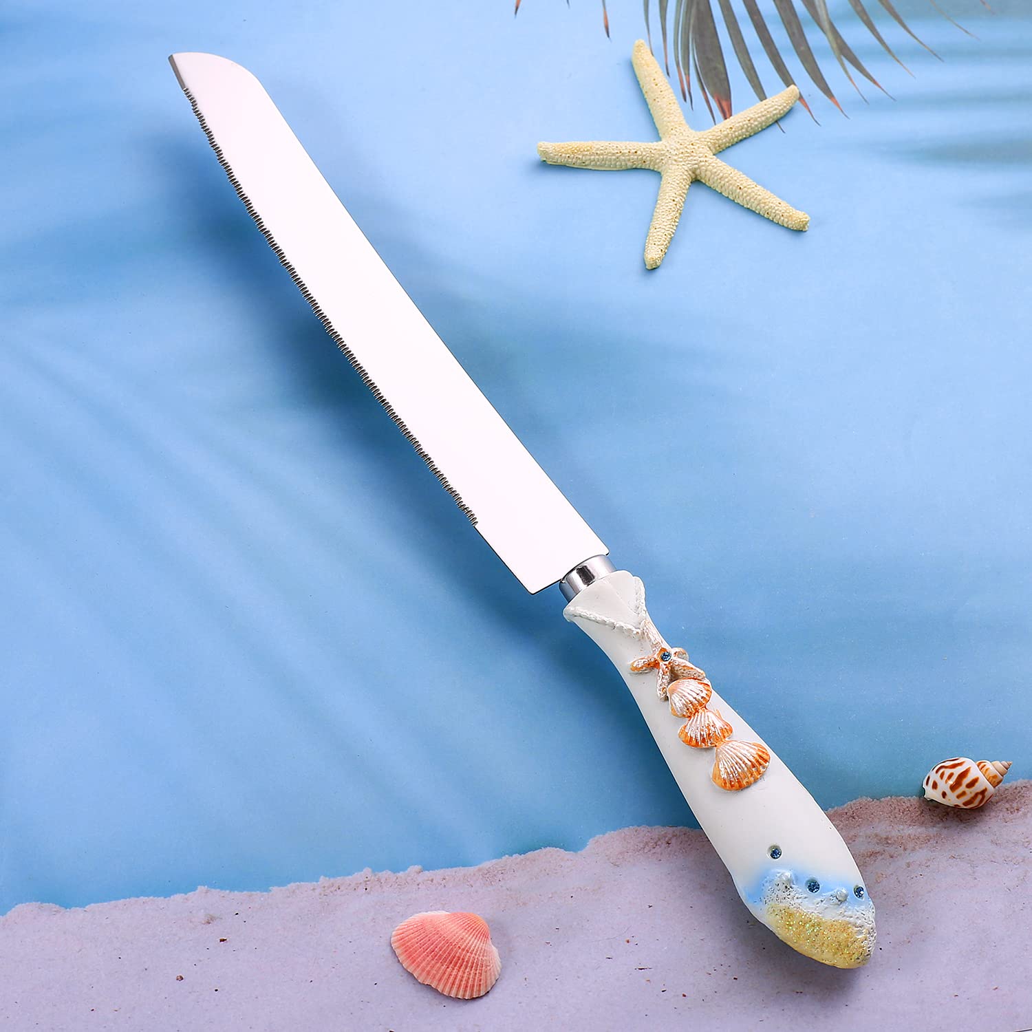 TRUE LOVE GIFT Cake Knife and Server Set Beach Theme Wedding Cake Knife and Server Set Wedding Cake Cutting Cake Cutter Set