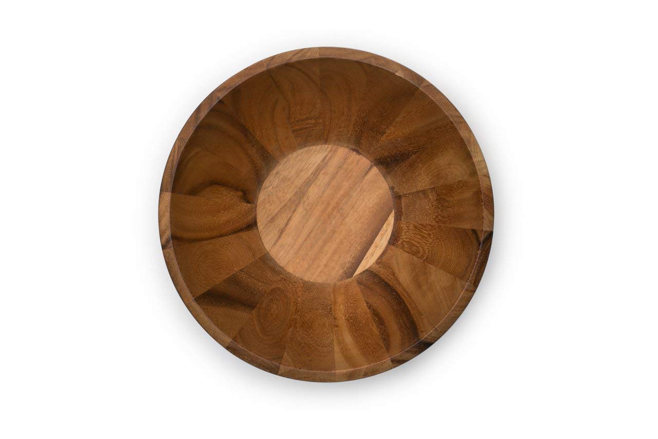 Ironwood Gourmet Extra Large Madera Salad Bowl, Acacia Wood, 12 x 12 x 7.25