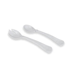 beatriz ball vida havana salad servers (lg) white