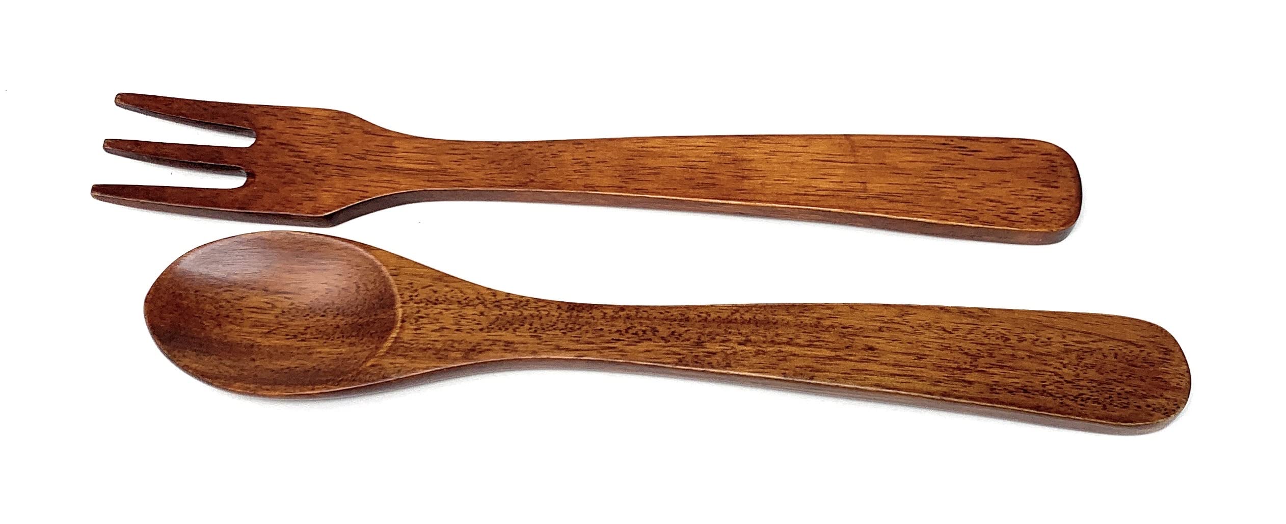 Lipper International Cherry Finished Salad Servers, 12" Long, One Pair