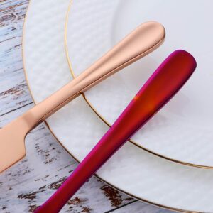 Buyer Star Wedding Cake Pastry Server Set, 304 Stainless Steel Rose Gold Spatula Baking Tool Cake Shovel Butter Knives For Pie/Pizza/Cheese