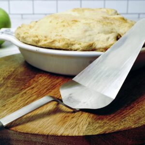 RSVP International Endurance Kitchen Tool Collection Flexible Stainless Steel, Dishwasher Safe, Pie Server