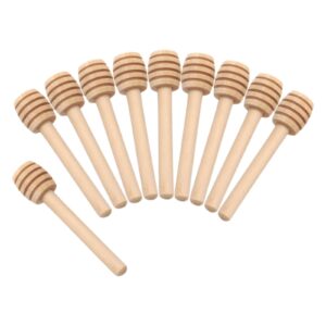 ＫＬＫＣＭＳ 10x wooden spoon dipper server for maple syrup , 8cm