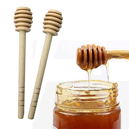 Wood Honey Spoon Stir Bar for Honey Jar Supplies Long Handle Mixing Stick Jam Coffee Stir Bar Good Service