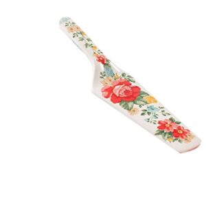 the pioneer woman pie server cake server ceramic vintage floral