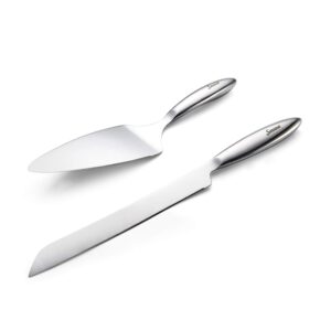 savora cake server, standard, stainless steel