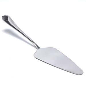 stainless steel cake server wedding cake slicer serving pie pizza servers cakes cutter scraper flatware for baking