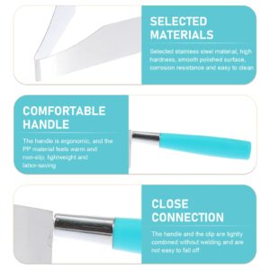 DOITOOL 2Pcs Cake Slicer Cutter Stainless Steel Cake Server Slicer Pie Knife, Cake Lifter Tools Professional Cake Knife Pastries Divider Cake Cut Clip