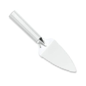 RADA Serrated Pie Server Stainless Steel With Aluminum Made in the USA, 9-1/4 Inches, Pack of 2