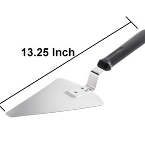 Bits N Things 13.25" Extra Large Pizza/Pie/Cake Server with Black Offset Handle - Pack of 1