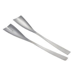 elegance salad servers hammered