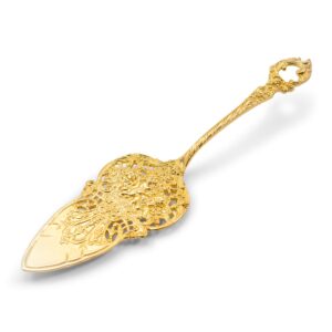 weddingstar small intricate gold cake or pie server