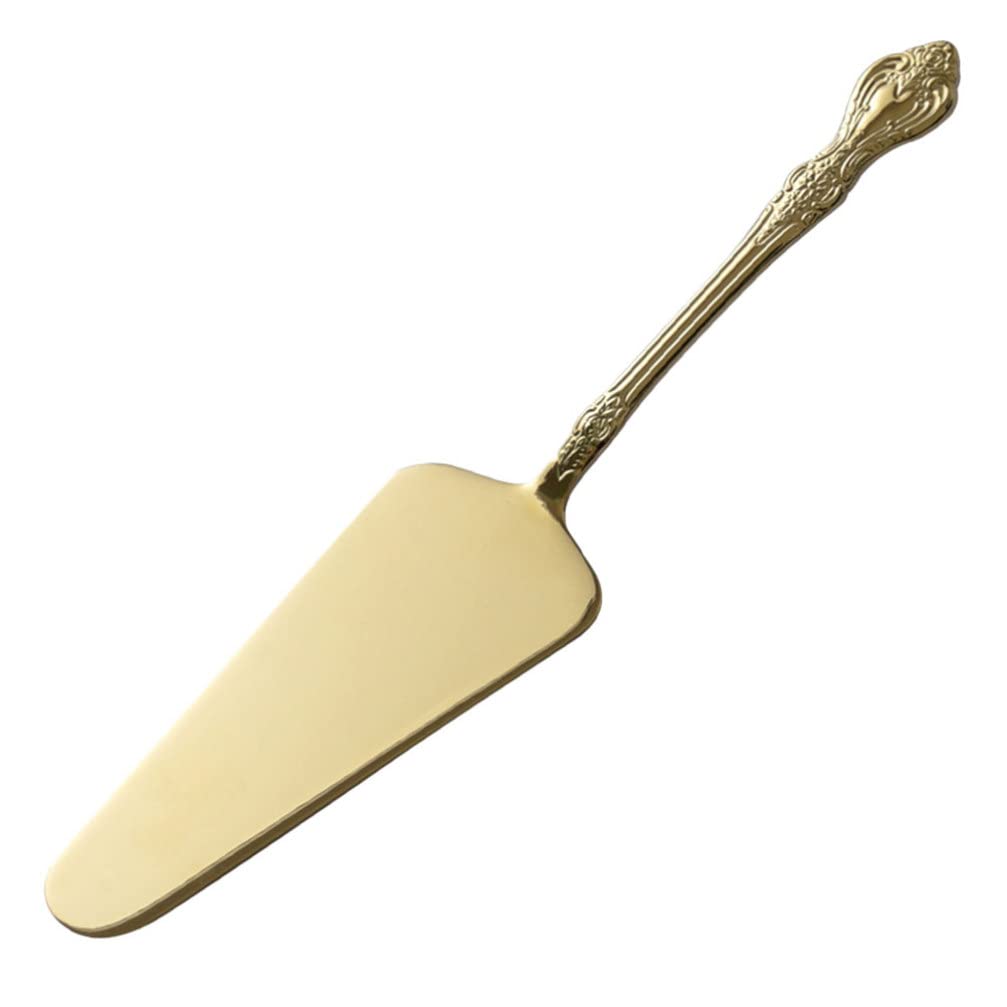 Hemoton Cake Shovel Baking Peel Engraved Cake Pie Server Spatula Turner Pie Lifter Tart Dessert Slicer Pie Server Utensil Cake Cutting Spatula Portable Cake Maker Stainless Steel