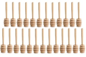 nakpunar wooden honey dippers (25, 4")