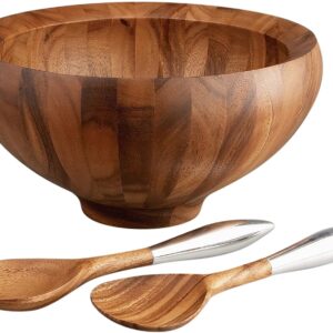 Nambè 5001 Yaro Salad Bowl w/Servers