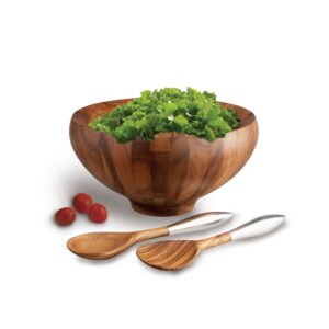 Nambè 5001 Yaro Salad Bowl w/Servers