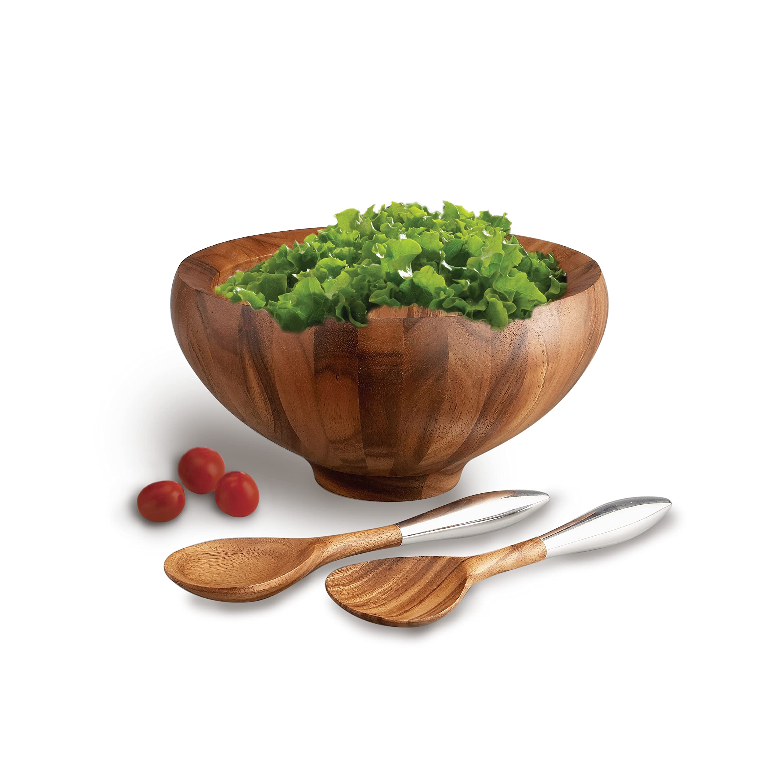 Nambè 5001 Yaro Salad Bowl w/Servers