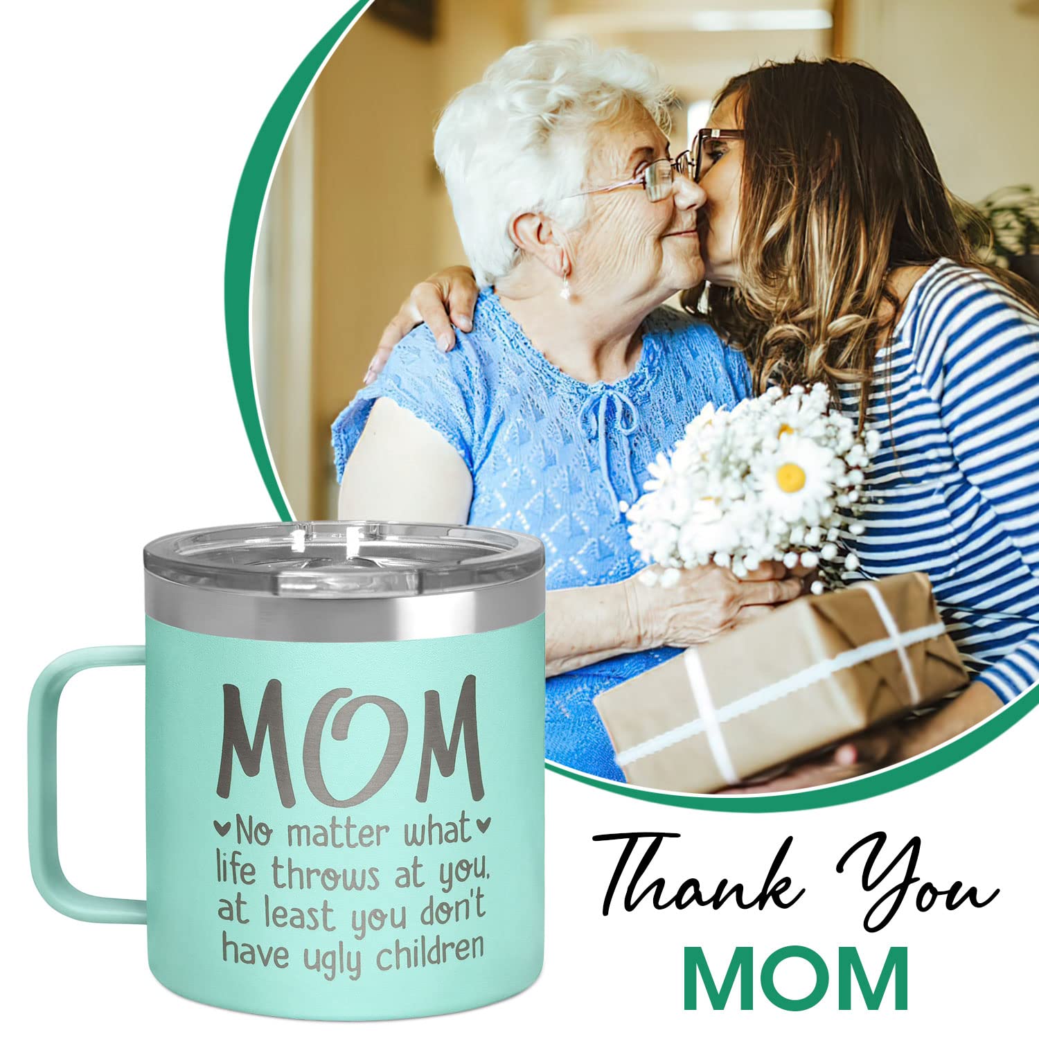 Gifts For Mom From Daughter, Son, Mother Gifts For Women, Grandma, Birthday, Thanksgiving, Christmas, Mothers Day Gifts For Women, Mom To Be, Pregnant Mom Gifts, Mom Mug Gifts Ideas, 14 Oz Coffee Mug