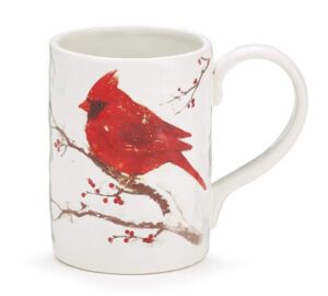 burton and burton cardinals winter blessings coffee mug, 18 ounce