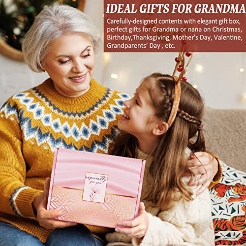 Best Grandma Gifts Mothers Day Gifts for Grandma from Granddaughter Grandchildren Grandkids, Nana Gifts Basket Grandma Birthday Gifts for Grandmother, New Grandma Gift with Wine Tumbler for Christmas