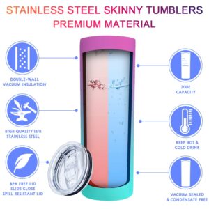 Mothers Day Gifts for Mother In Law Best Bonus Mom Gifts From Daughter Son 20oz Pink Gradient Travel Cup Gift Set for Stepmom Christmas Birthday Presents for Stepmother Tumbler with Lid Staw